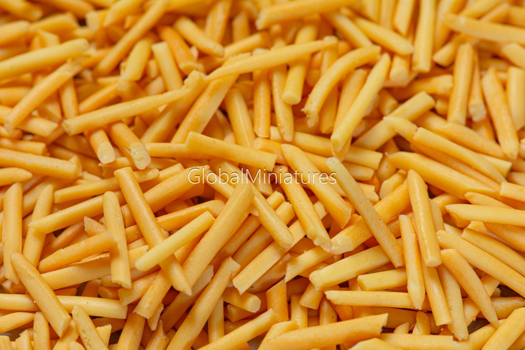 Miniature French Fries (full Zip Bag), Realistic Clay Snack for 1:6 ...