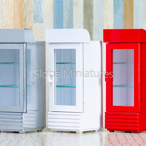 Dollhouse Miniatures Single Door Cooler Refrigerator Fridge | Etsy