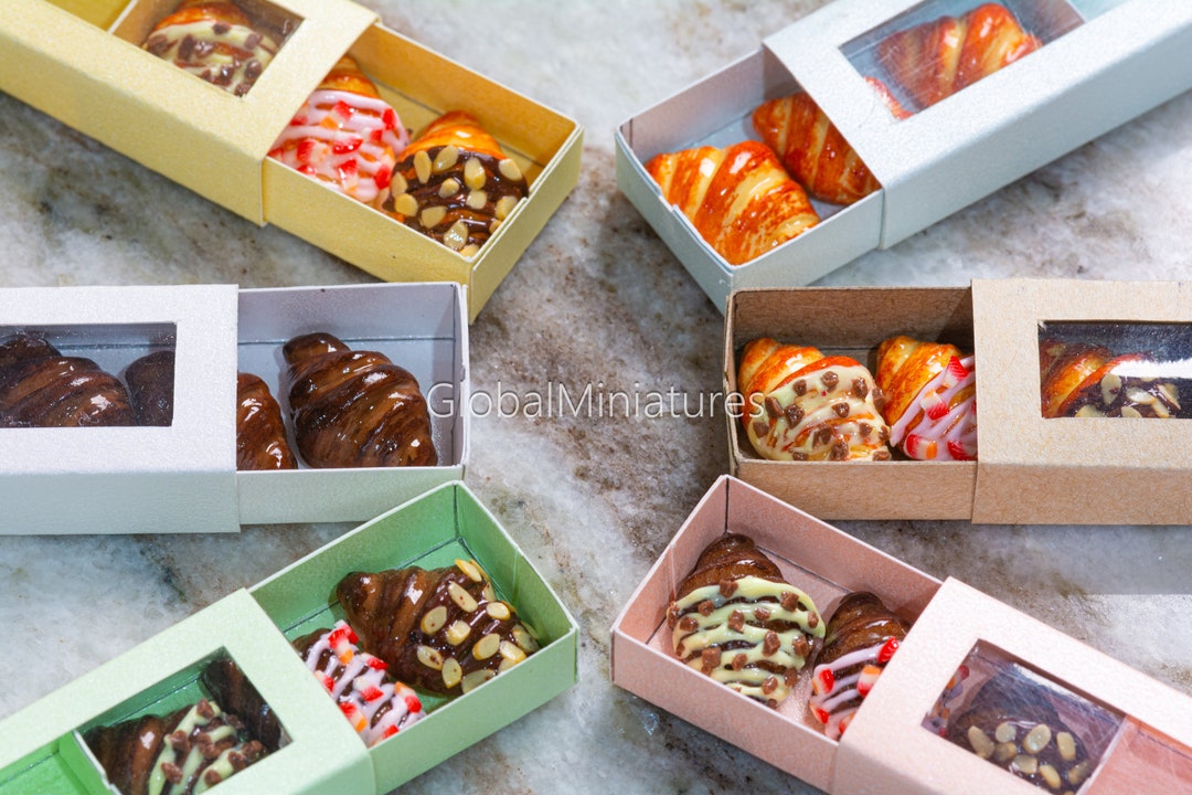 Dollhouse Miniatures Colorful Sliding Box of Premium Creamy, Chocolate ...