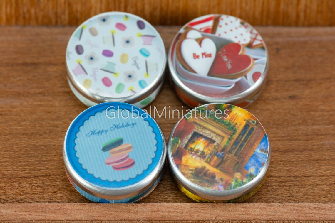 Dollhouse Miniatures Collection of Colorful and Graphic | Etsy