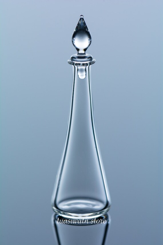 Dollhouse Miniatures Tall Glass Potion Bottle with Removable | Etsy