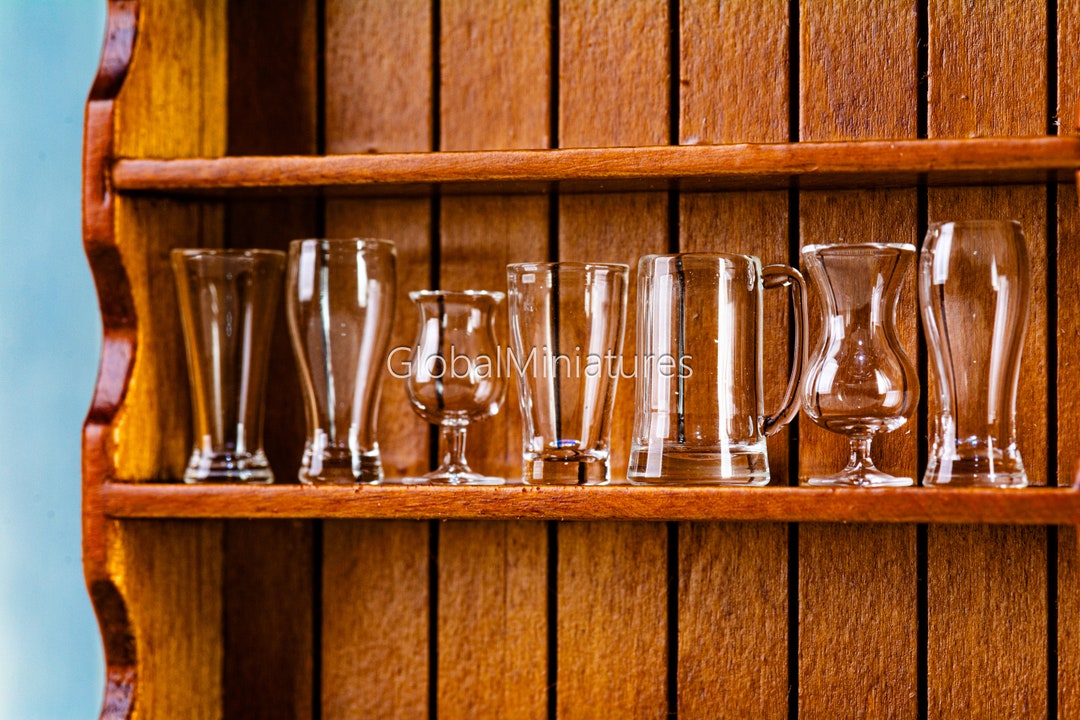 Dollhouse Miniatures Complete Collection of Crystal Clear Glassware ...