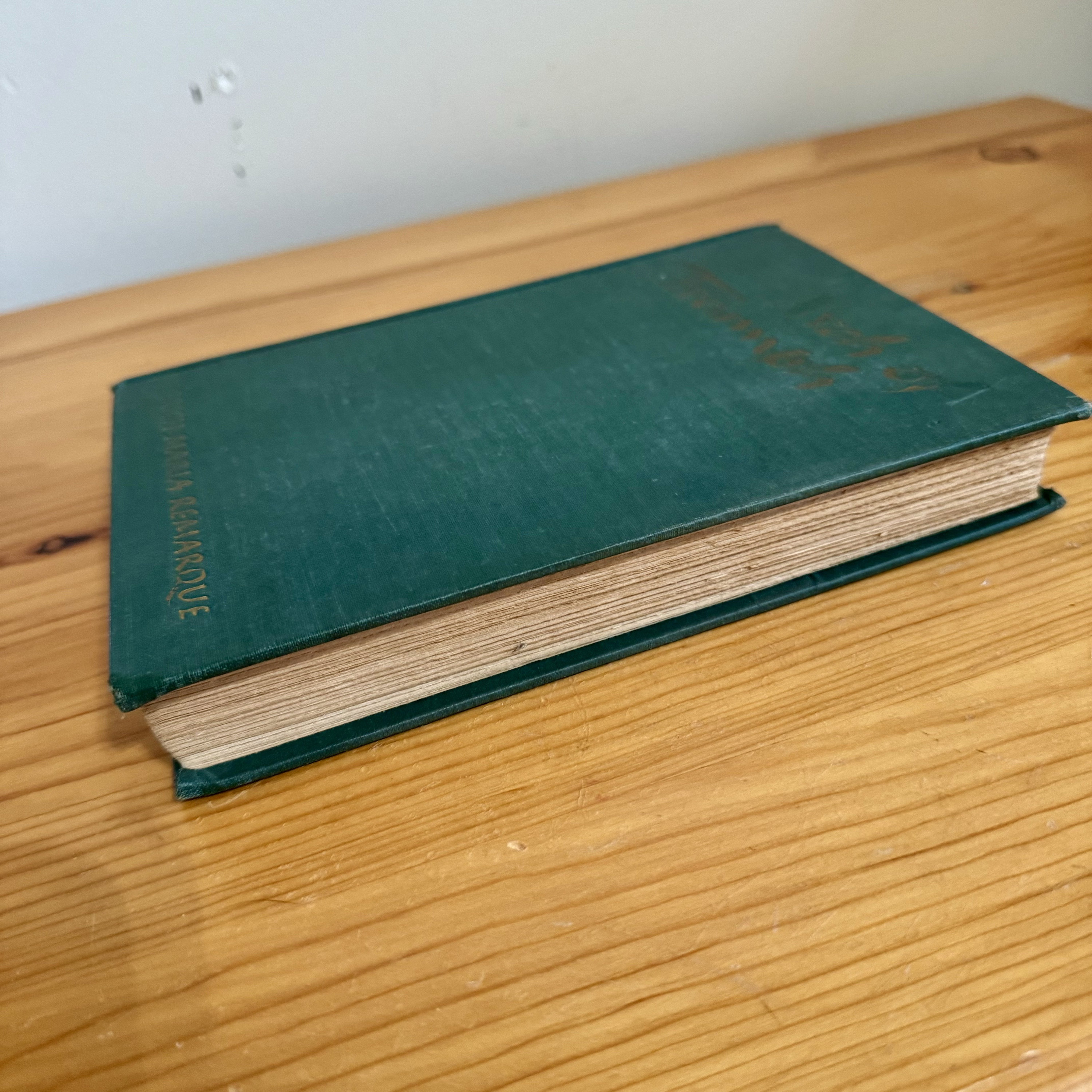 Vintage 1940s Book Arch of Triumph Remarque Hardback Hardcover 1st ...