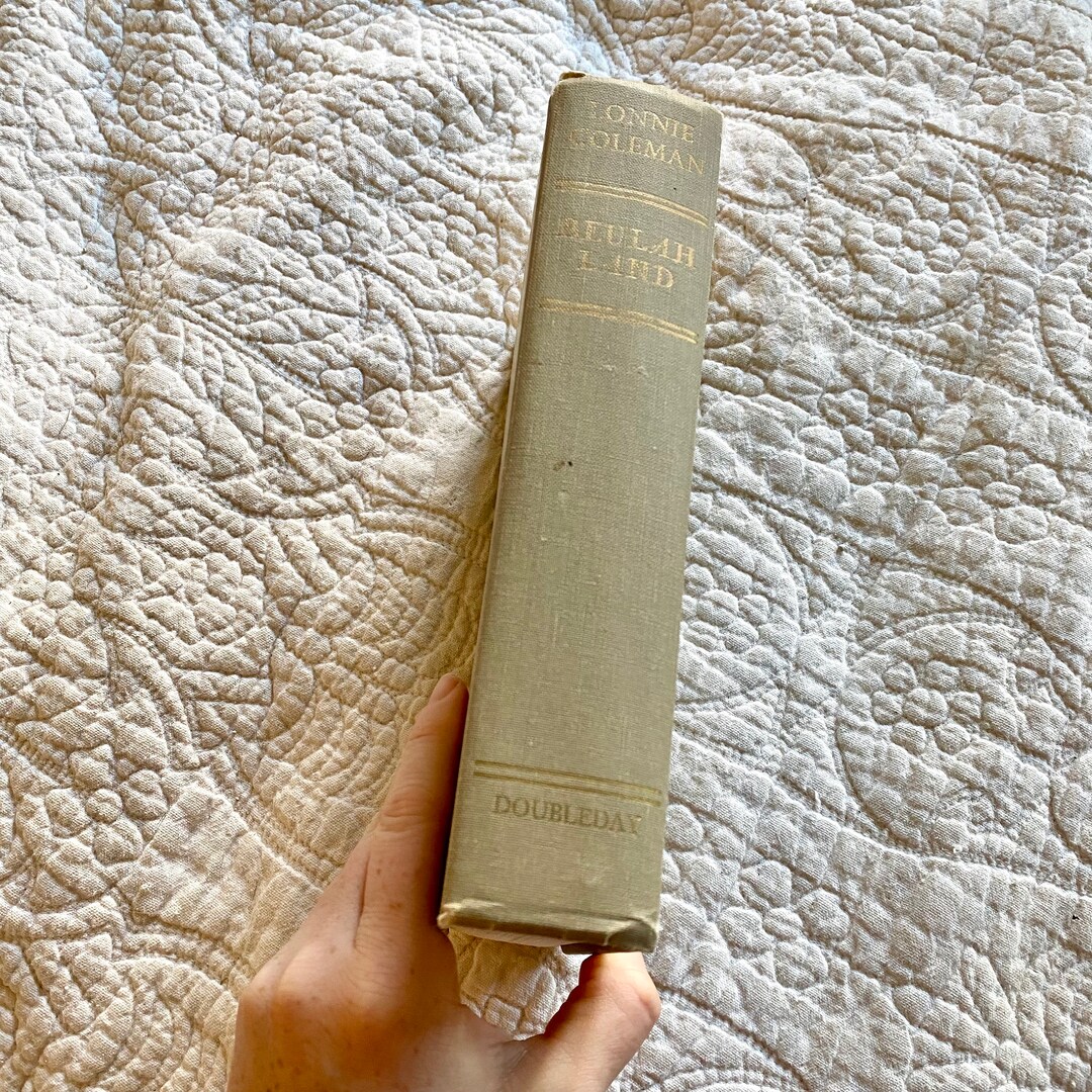 Vintage 1970s Book Beulah Land by Lonnie Coleman Hardback Harcover ...