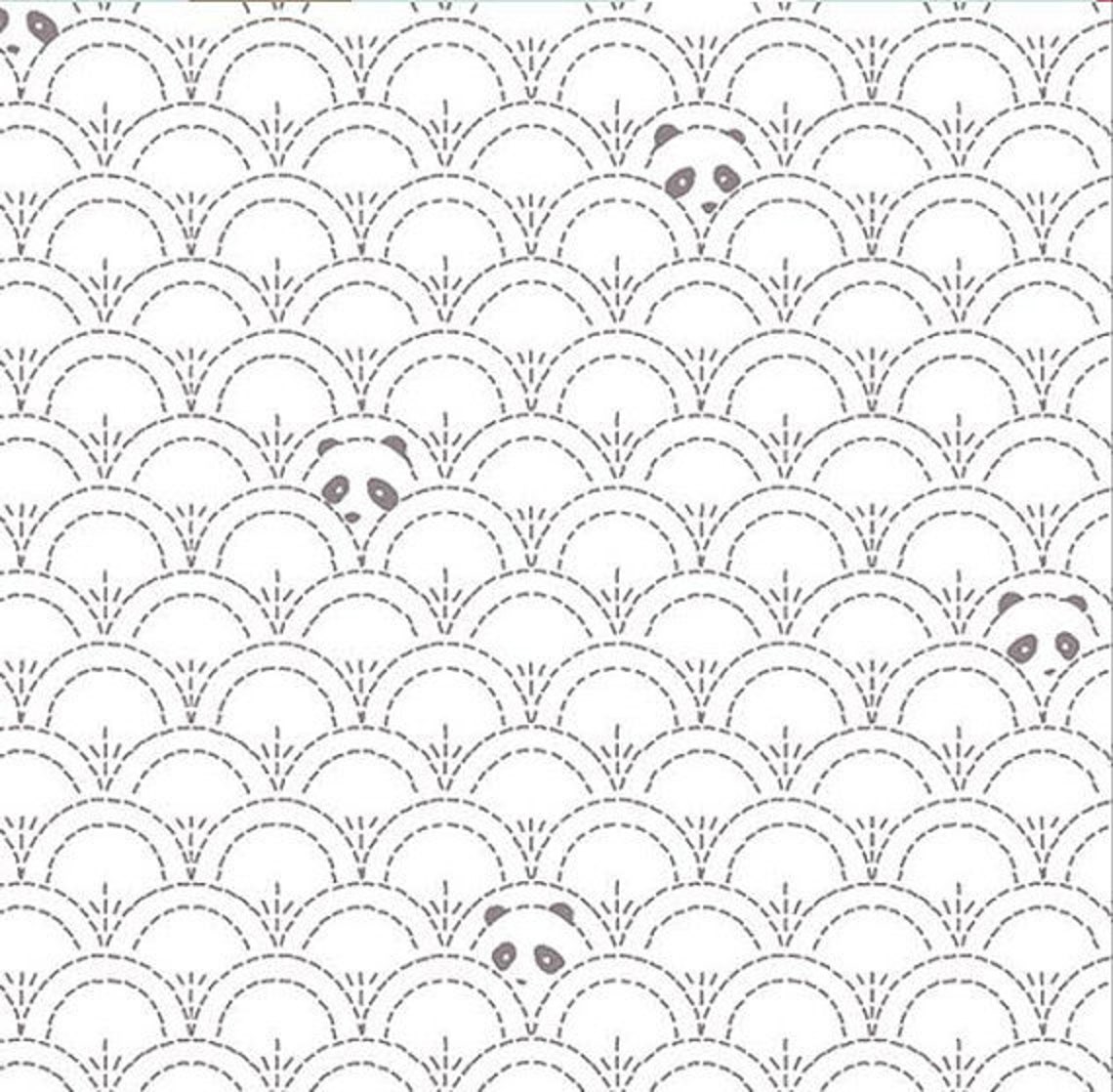 Panda Cot Bed Sheets Monochrome Cot Bedding Cot Sheets - Etsy