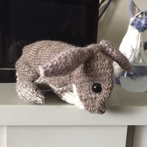 Knit Bunny Toy Knitted Bunny Knitted Toy Gift for Kids - Etsy