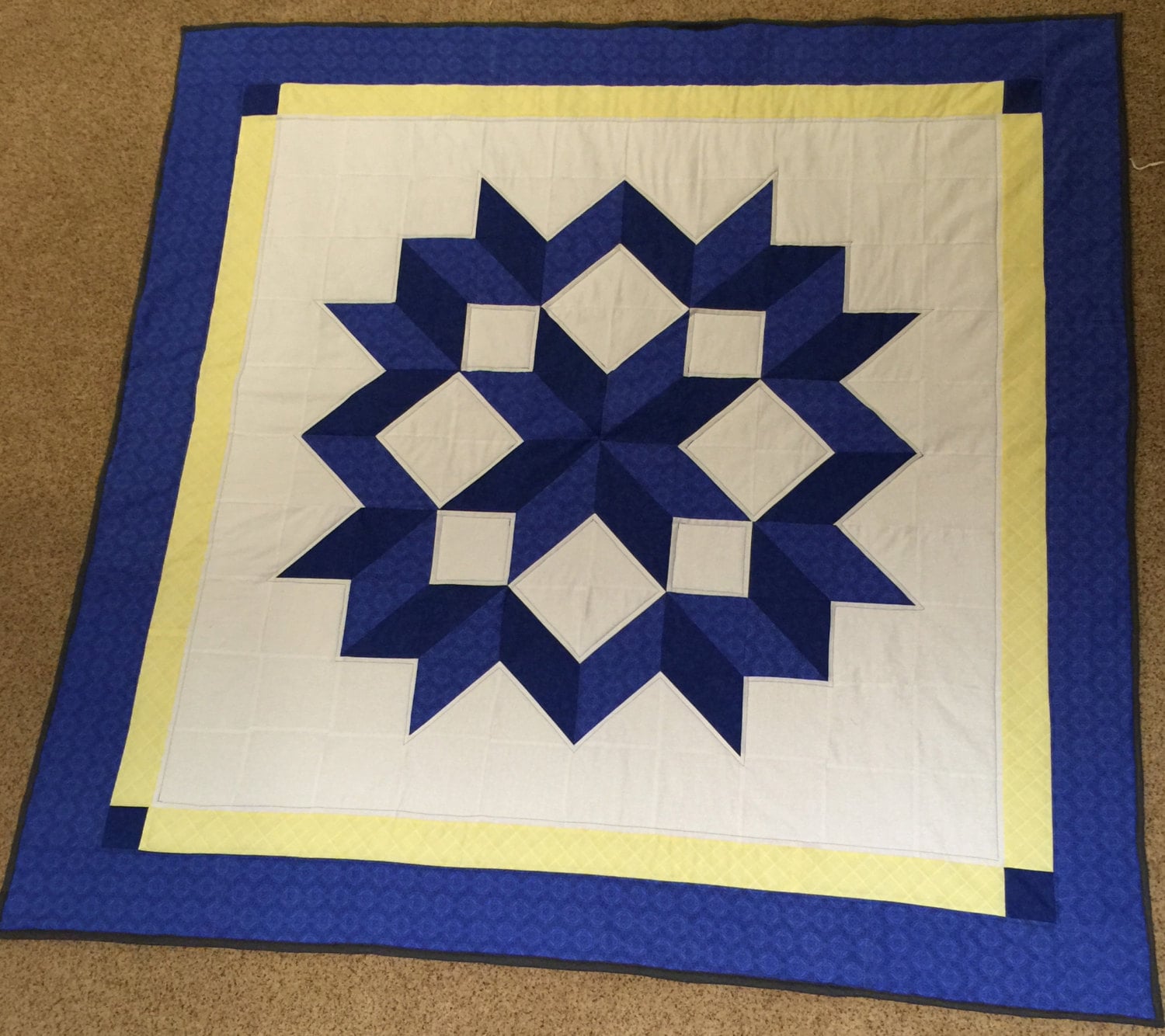 CUSTOM* Carpenters Star Quilt - Etsy