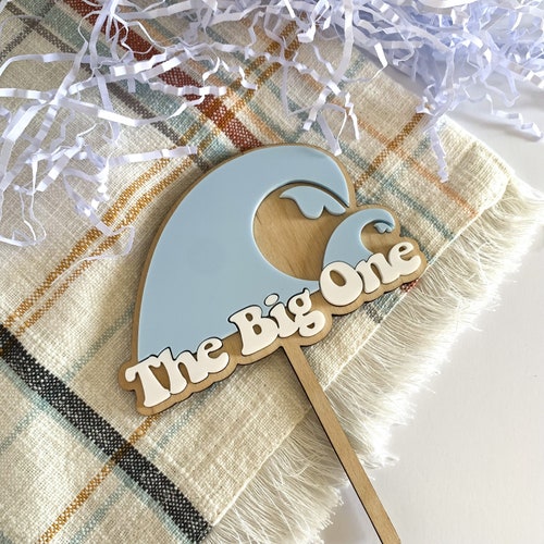 The Big One Sign First Birthday Party Surf Birthday 1st - Etsy