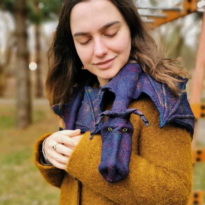 Dragon Scarf - Etsy