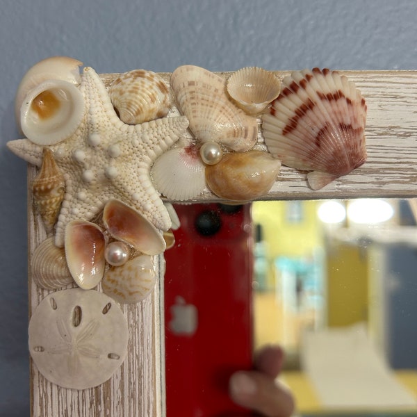 Seashell Mirror - Etsy