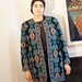 Palestinian Modern & Unique Floral Embroidery/tatreez Long Sleeve Open ...