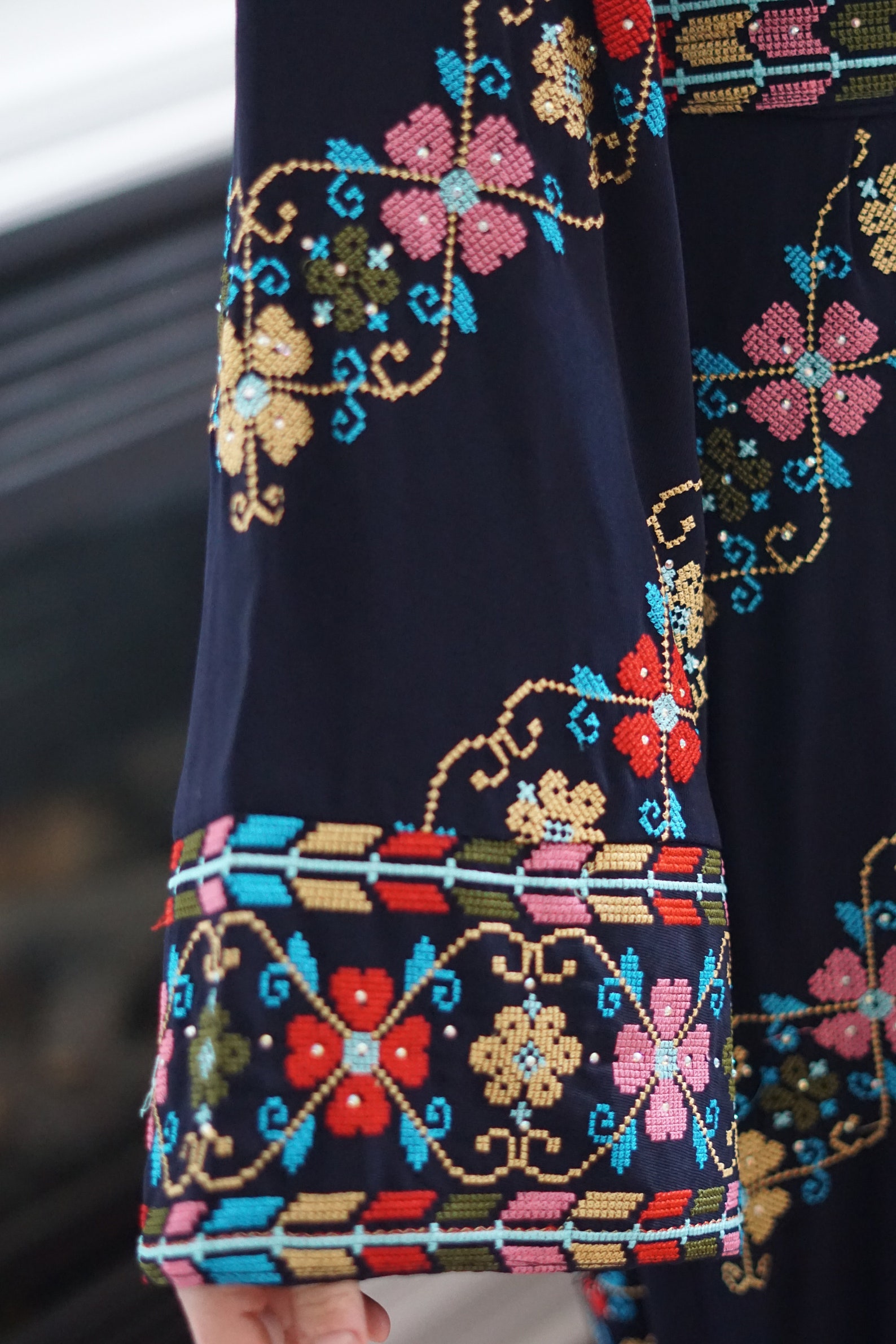 Traditional With A Touch of Modern Colorful Palestinian Floral Tatreez ...