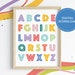 ABC Alphabet Capital Letters Poster | 8.5x11 | Print Out Digital ...