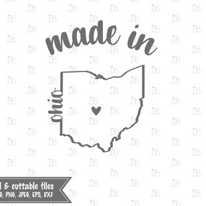 Made in Ohio - INSTANT DIGITAL DOWNLOAD - Printable Design - Svg Jpg ...