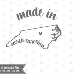 Made in North Carolina - INSTANT DIGITAL DOWNLOAD - Printable Design ...