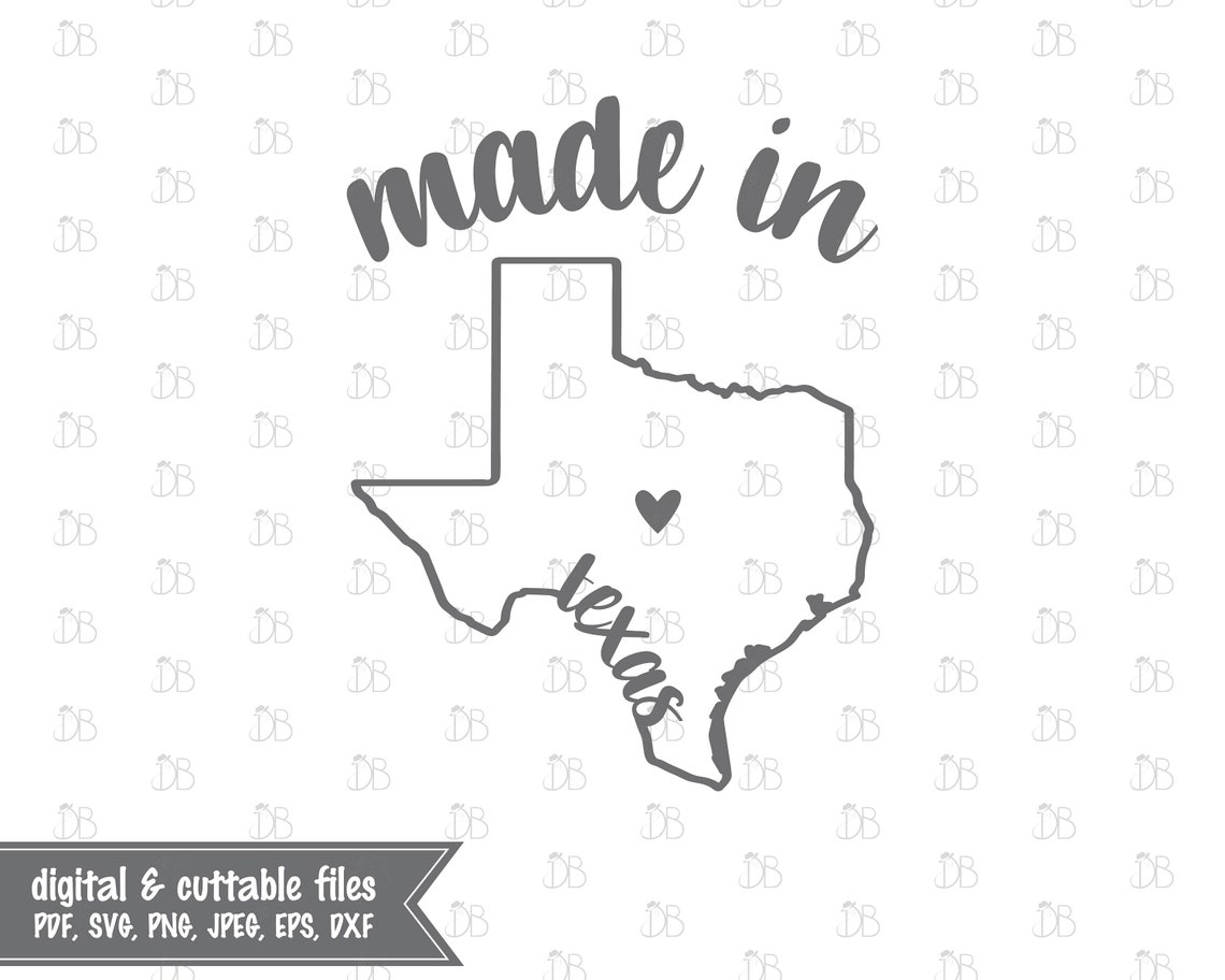 Made in Texas INSTANT DIGITAL DOWNLOAD Printable Design - Etsy