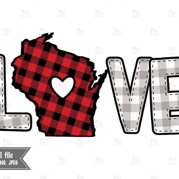 Wisconsin Graphic - Etsy
