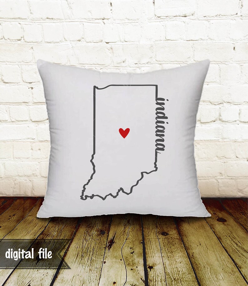 Made in Indiana INSTANT DIGITAL DOWNLOAD Printable Design - Etsy