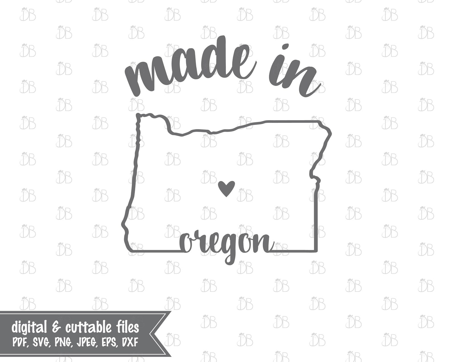 Made in Oregon INSTANT DIGITAL DOWNLOAD Printable Design - Etsy