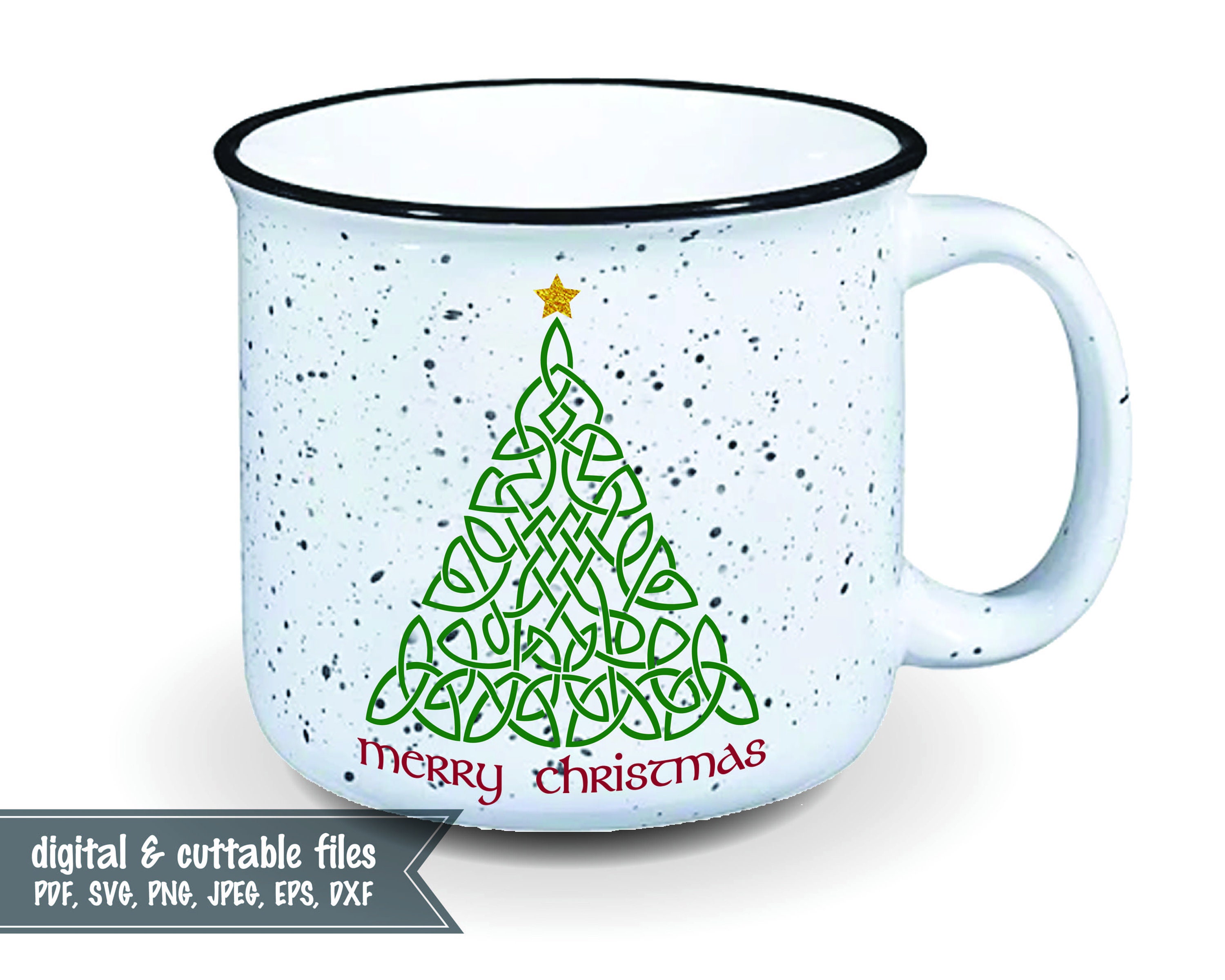 Celtic Christmas Tree - Svg Cut File - INSTANT DIGITAL DOWNLOAD - Irish ...