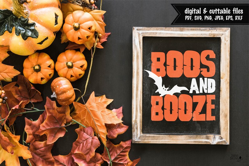 Boos and Booze Graphic Svg Cut File INSTANT DIGITAL - Etsy