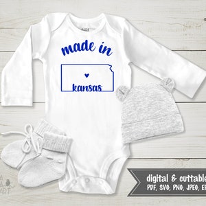 Made in Kansas - INSTANT DIGITAL DOWNLOAD - Printable Design - Svg Jpg ...