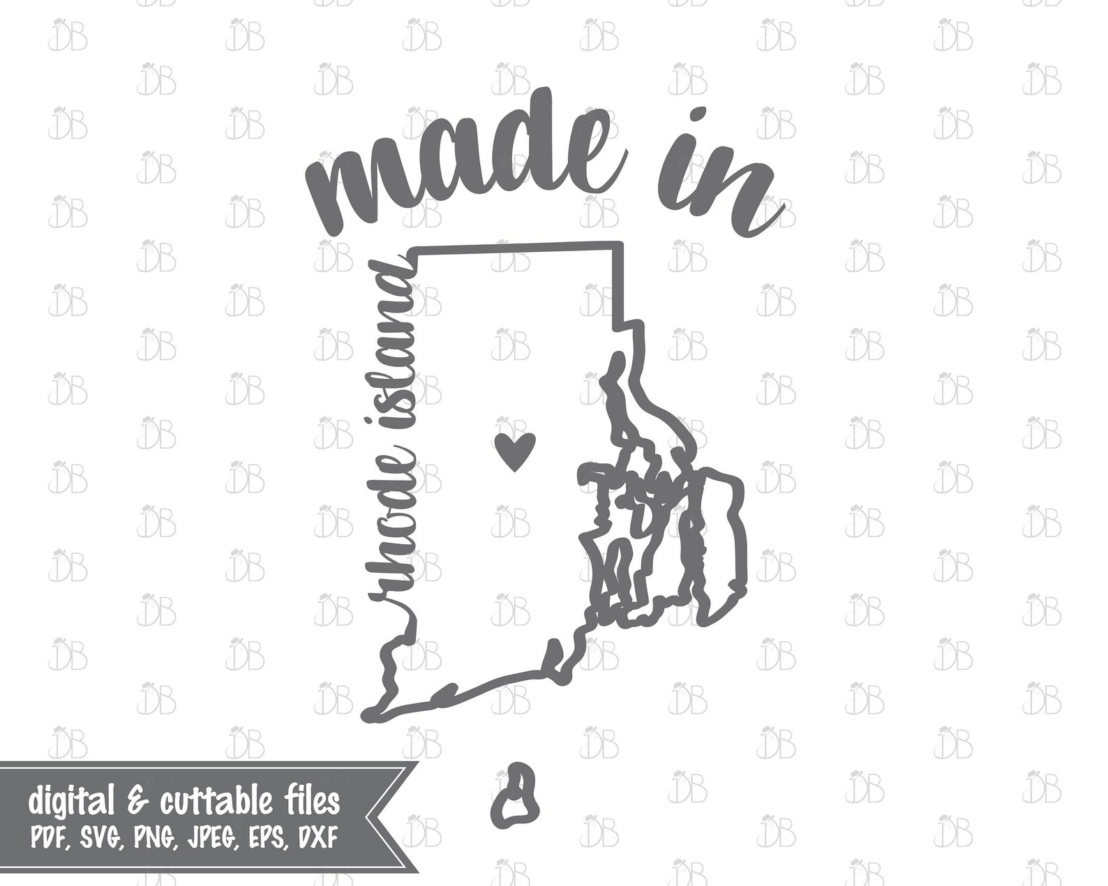 Made in Rhode Island INSTANT DIGITAL DOWNLOAD Printable Design Svg Jpg ...