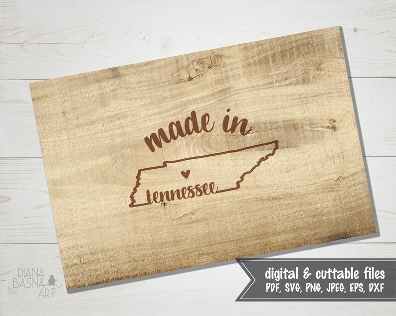 Made in Tennessee INSTANT DIGITAL DOWNLOAD Printable - Etsy