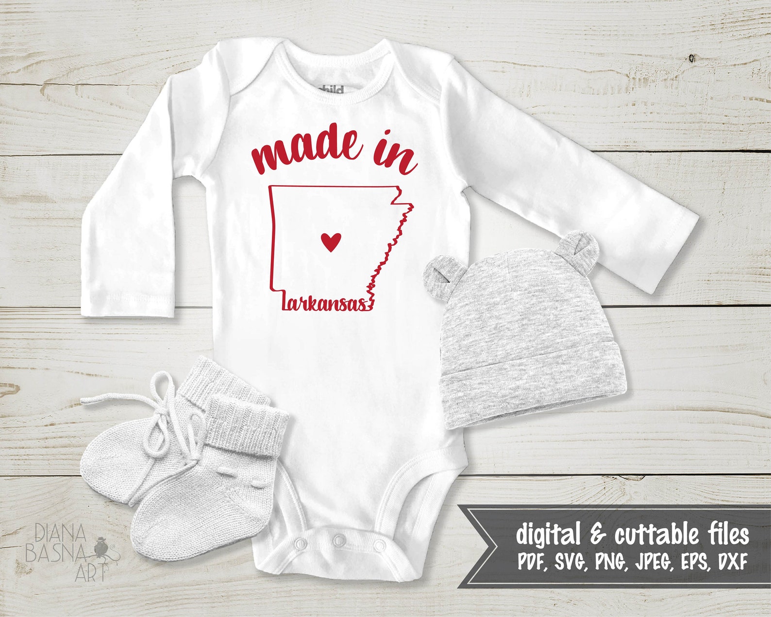 Made in Arkansas INSTANT DIGITAL DOWNLOAD Printable Design - Etsy