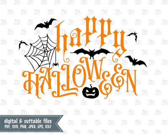 Halloween Graphic Svg Cut File INSTANT DIGITAL DOWNLOAD | Etsy