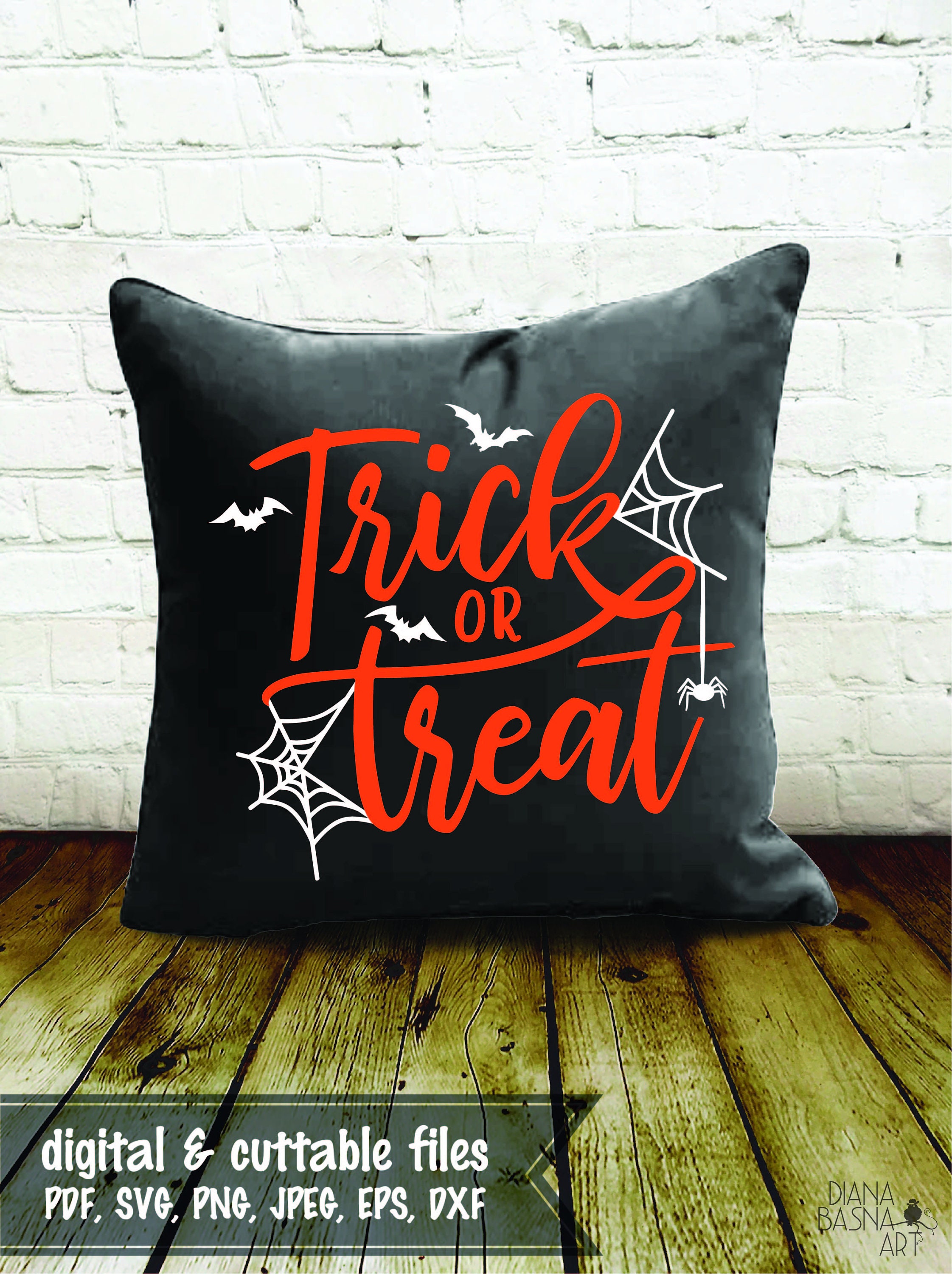 Trick or Treat Graphic - Svg Cut File - INSTANT DIGITAL DOWNLOAD ...