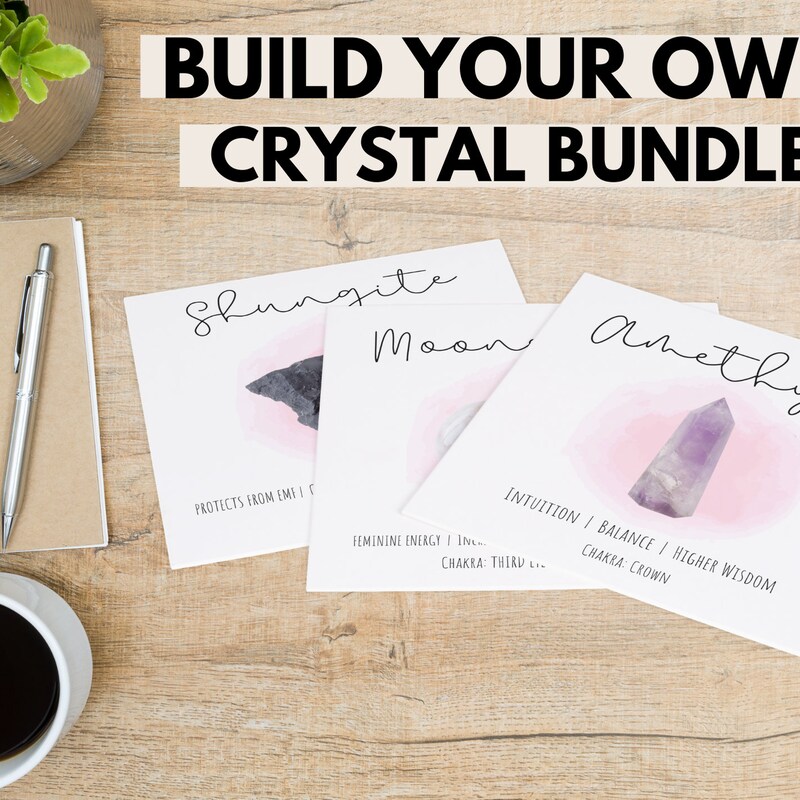 Printable Crystal Cards - Etsy