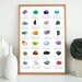 Crystal Gemstones Identification Poster Crystal Properties - Etsy
