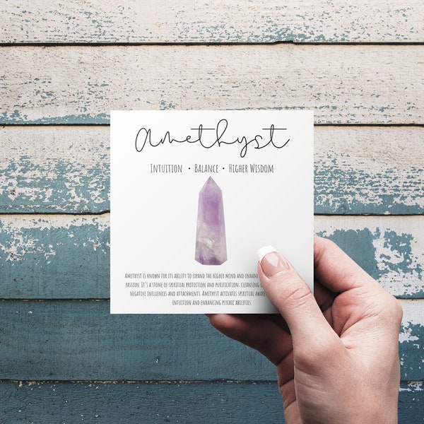 Printable Crystal Cards - Etsy