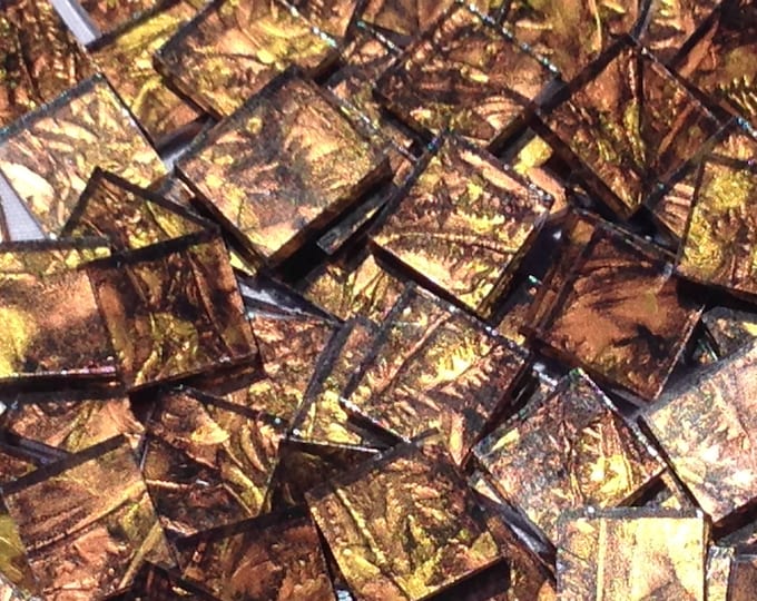 Gold Copper Van Gogh Glass Mosaic Tiles - Etsy