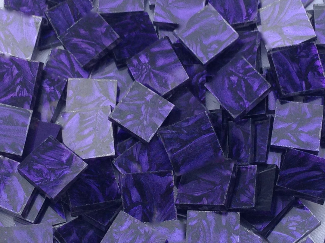 Violet Van Gogh Glass Mosaic Tiles - Etsy