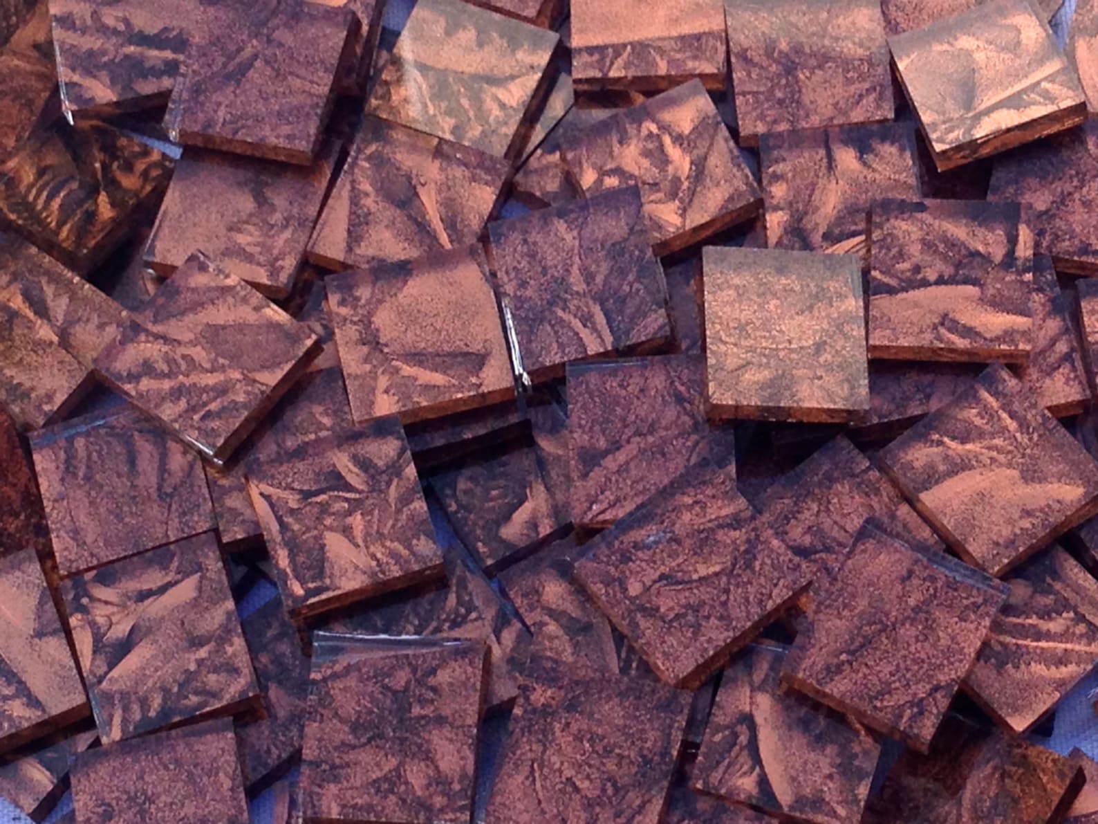 Copper Van Gogh Glass Mosaic Tiles Lowest Van Gogh Prices - Etsy