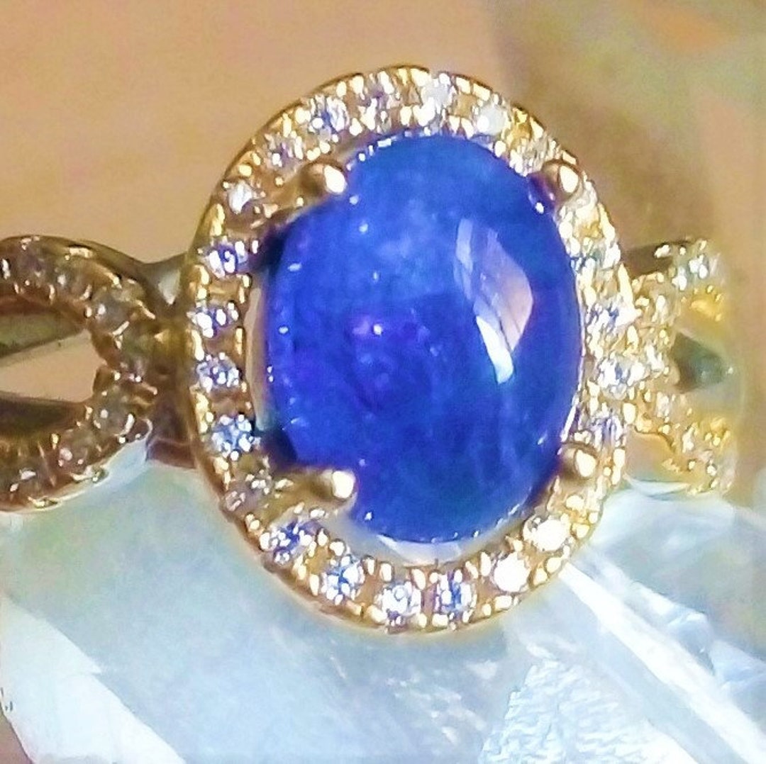 9x7 Mm. Natural Unheated Tanzanite 925 Silver Sterling Golden Plate ...