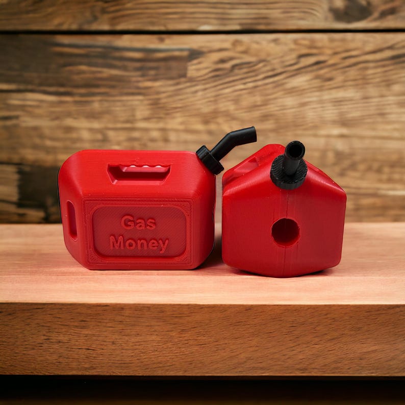 Unique Hidden Gift, Gas Can Ornament, Gas Money Holder, Birthday Gift ...