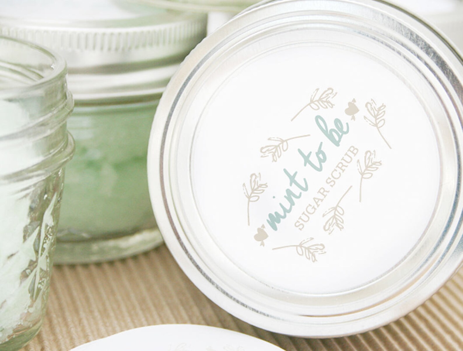 Custom Mint to Be Sugar Scrub Printable Labels - Etsy
