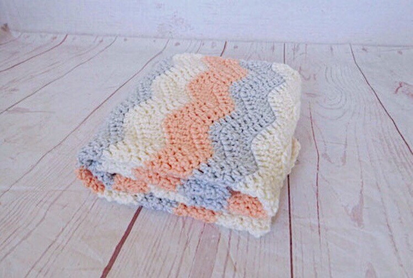 Crochet Ripple Baby Blanket PATTERN Ripple Crochet Pattern - Etsy