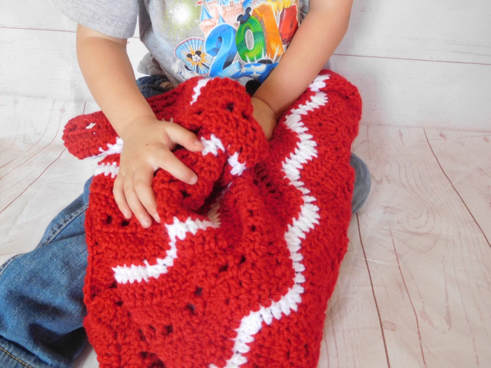 Crochet Baby Blanket Red Baby Blanket Red Baby Bedding - Etsy