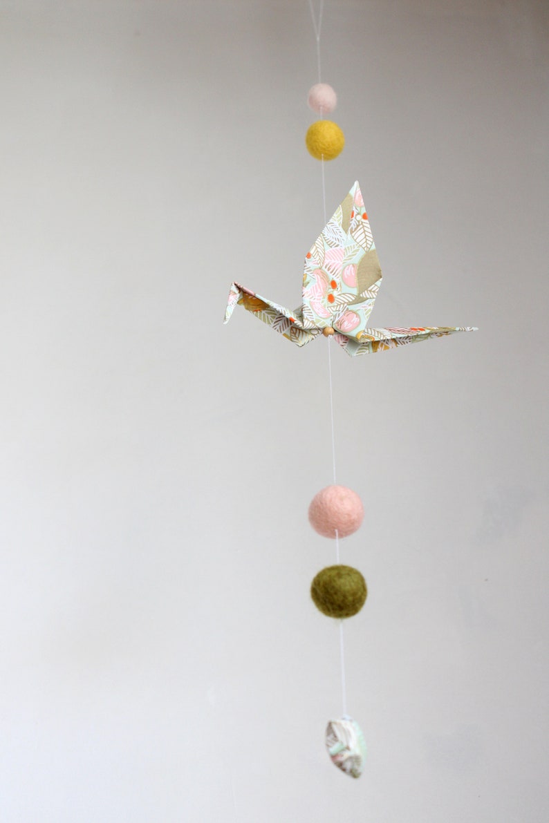 Origami Decorative Suspension // Origami Crane & Star - Etsy