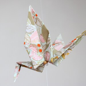 Origami Decorative Suspension // Origami Crane & Star - Etsy