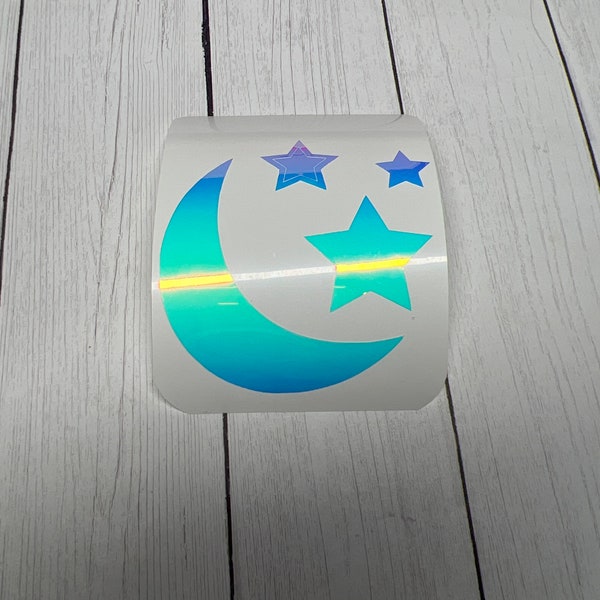 Crescent Moon Decal - Etsy
