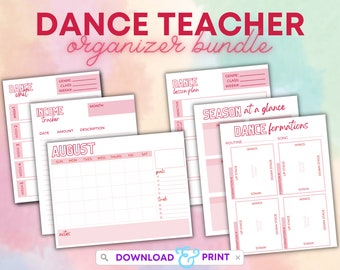Dance Teacher Organization Bundle | Teacher Planner Collection | PURPLE ...