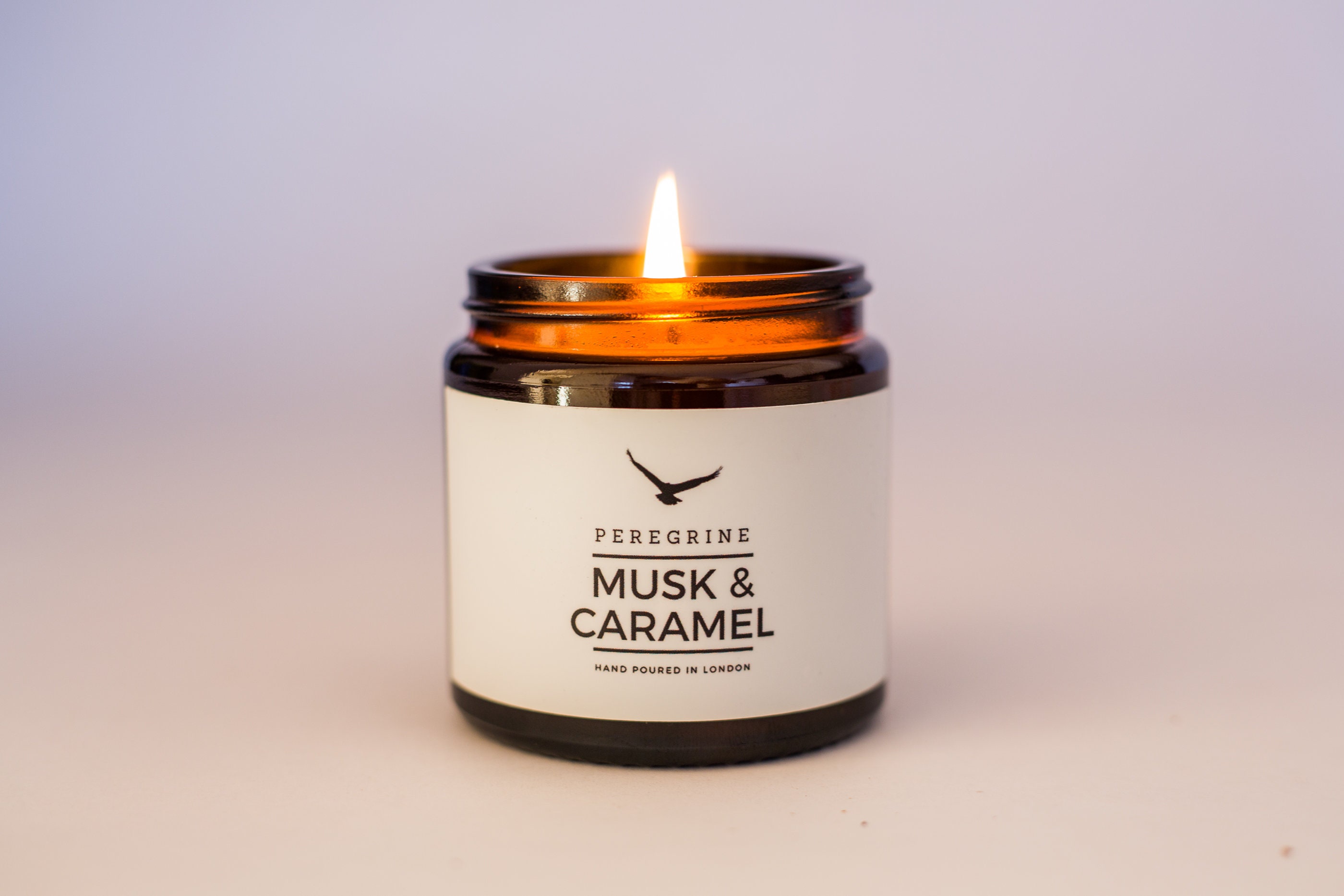 Musk and Caramel Candle by Peregrine Hand Poured Scented | Etsy