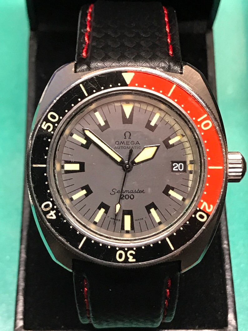 Vintage Omega Seamaster 200 Dive Watch poppy - Etsy