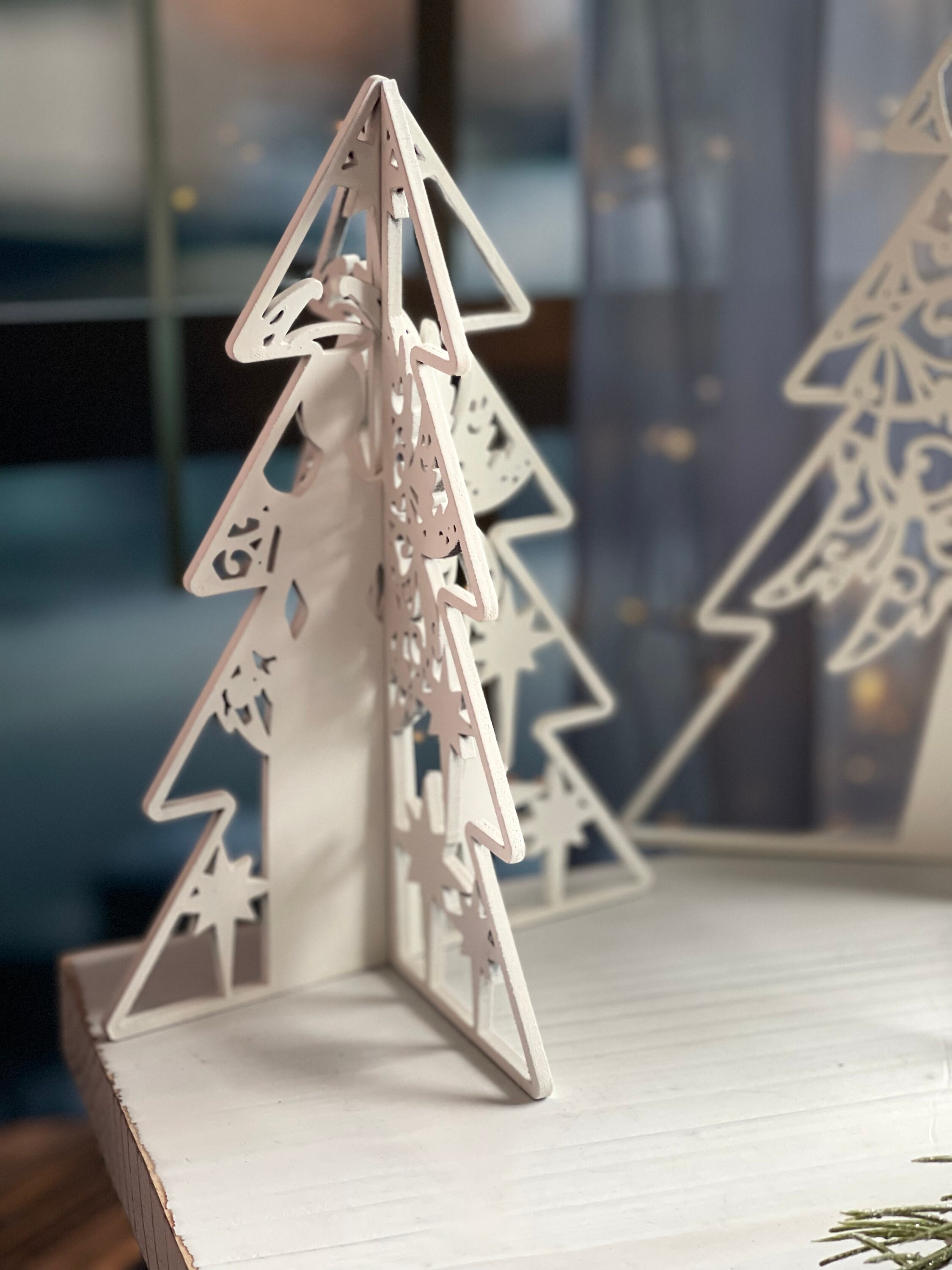 3D Angel Trees Set of 5 SVG Digital Download for Glowforge or - Etsy