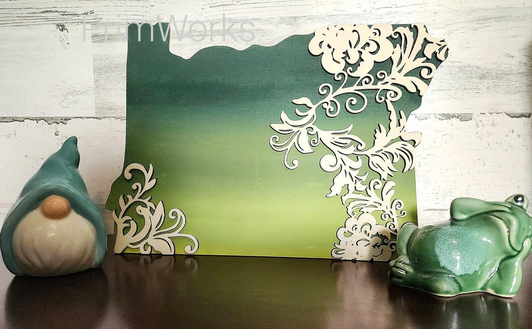 Rustic Farmhouse Oregon Sign SVG Digital Download for Glowforge or ...